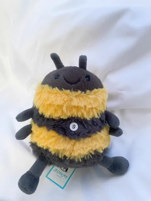JELLYCAT ALBEE BEE 13cm Rare Plush Birthday Gift Brand New w/Tags&Dust ...