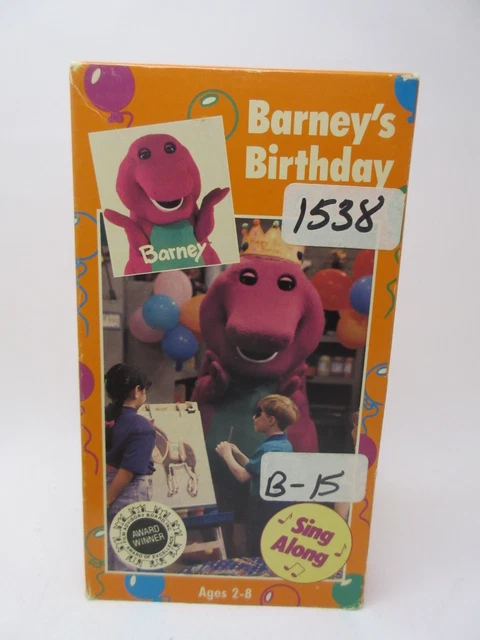 BARNEY'S BIRTHDAY SING Along VHS Tape £7.68 - PicClick UK