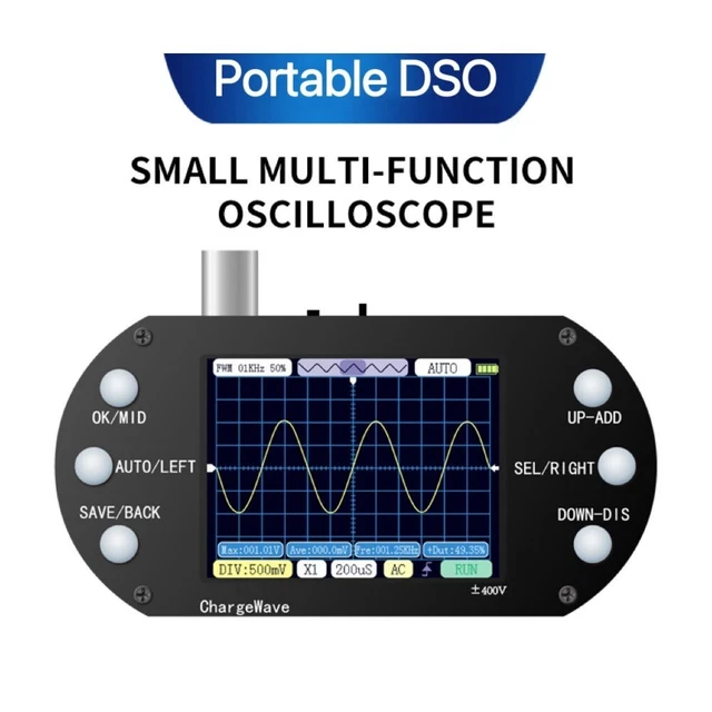 OSCILLOSCOPE PORTABLE HAUTE résolution 320*240 avec taux d ...