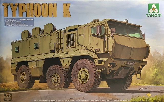 TAK2082 TAKOM MODEL Russian MRAP Typhoon-K Bausatz 1:35 EUR 47,95 ...