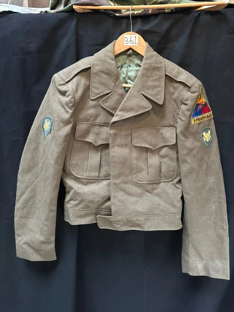GENUINE US ARMY 3rd Armoured M-1950 Ike Jacket - Size 38" Regular £30. ...