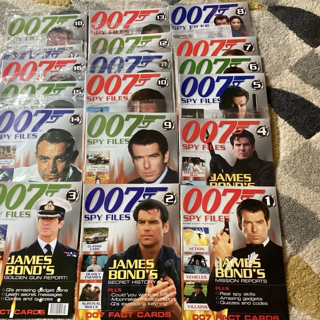 007 SPY FILES Magazines James Bond Number 1 To 18 Bargain Start Price £ ...