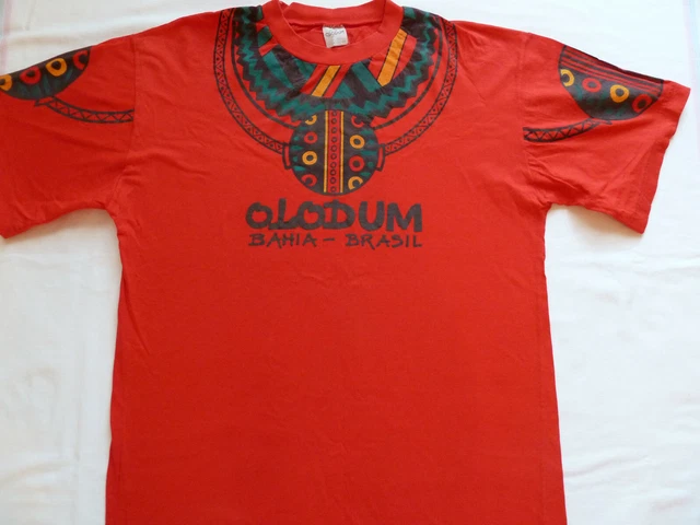 ORIGINAL MICHAEL JACKSON T-Shirt OLODUM BAHIA - BRASIL Shirt in rot EUR ...