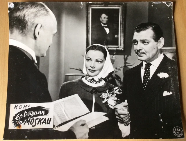 ES BEGANN IN MOSKAU Clark Gable Gene Tierney Aushangfoto #4 £8.56 ... ES BEGANN IN MOSKAU Clark Gable Gene Tierney Aushangfoto #4 £8.56 ...