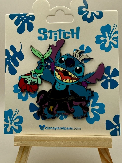 PINS DISNEY STITCH Ursula Disneyland Paris – Neuf sur carte EUR 23,90 ...