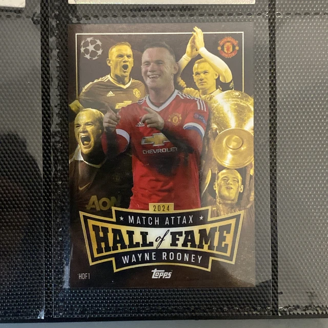 HALL OF FAME Wayne Rooney Match Attax 2024/2025 Manchester United 24/25 ...