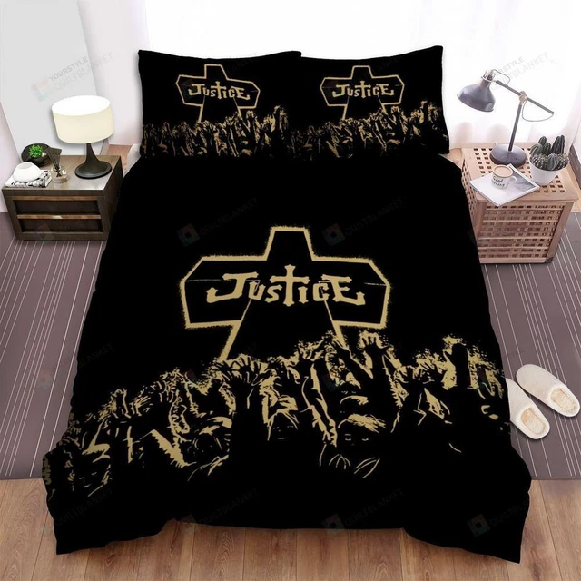 JUSTICE BAND ALBUM Cover Quilt Duvet Cover Set Bed Linen Doona Cover ...