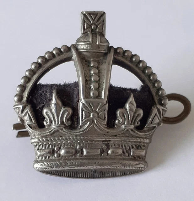 VINTAGE COLONIAL EDWARDIAN Indian Imperial Police Officers Rank Crown ...