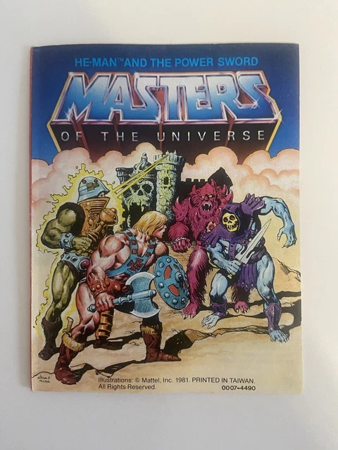 HE-MAN AND THE POWER SWORD Masters Of The Universe Minicomic Vintage ...
