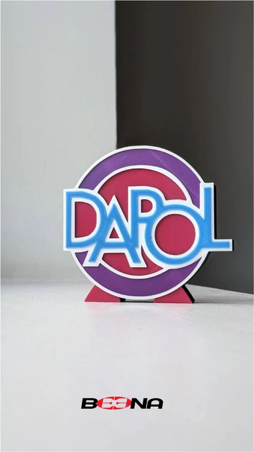 DECORATIVE SELF STANDING 80's DAPOL logo display (Doctor Who) £18.00 ...