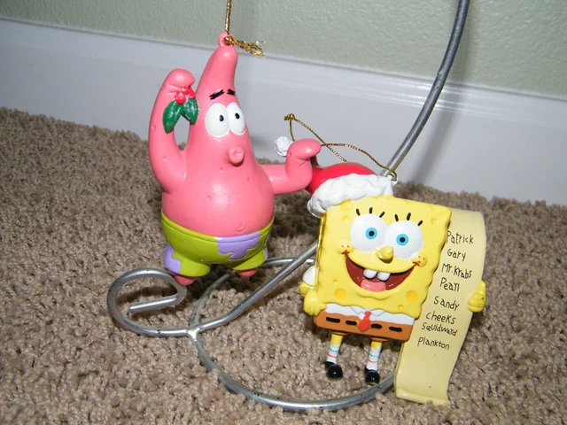 SPONGEBOB SQUAREPANTS & Patrick Star ~ Christmas Ornaments EUR 24,59 ...