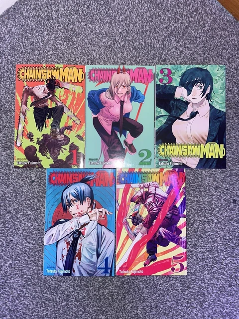 CHAINSAW MAN VOLUME 1-5 Manga Tatsuki Fujimoto English £25.00 - PicClick UK