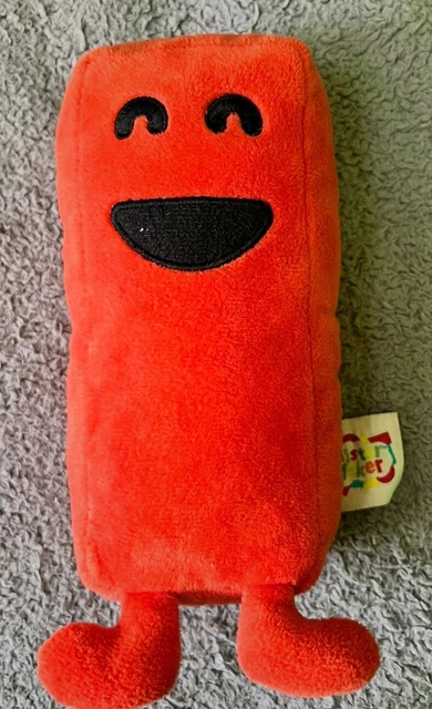 CBEEBIES MR MISTER Maker I Am A Rectangle Red Shape Rare Soft Plush Toy ...