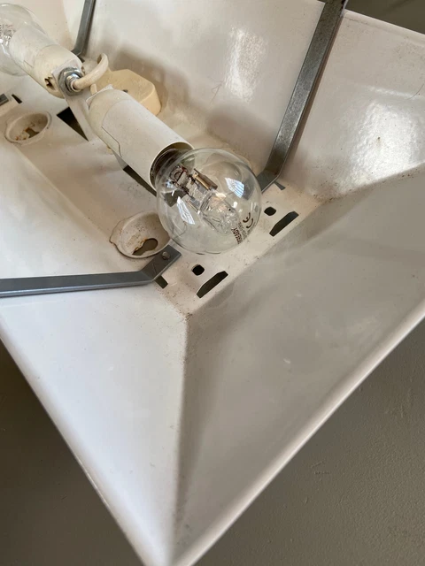 IKEA GYLLEN WALL Fixture Lamp Glass/ Light for Spares (2 clips missing ...