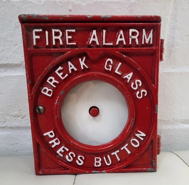 VINTAGE FIRE ALARM Break Glass Call Point. $350.00 - PicClick AU