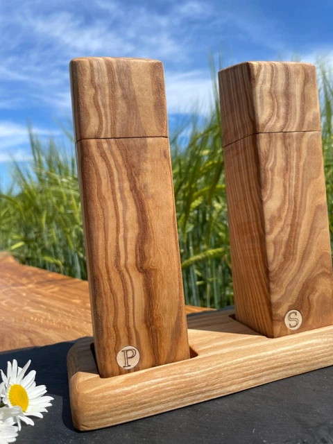 PFEFFERMÜHLE HOLZ ESCHE, Holzhandwerk, Kreativ, Küche, Deko, Geschenk, Hochzeit EUR 96,00 ...