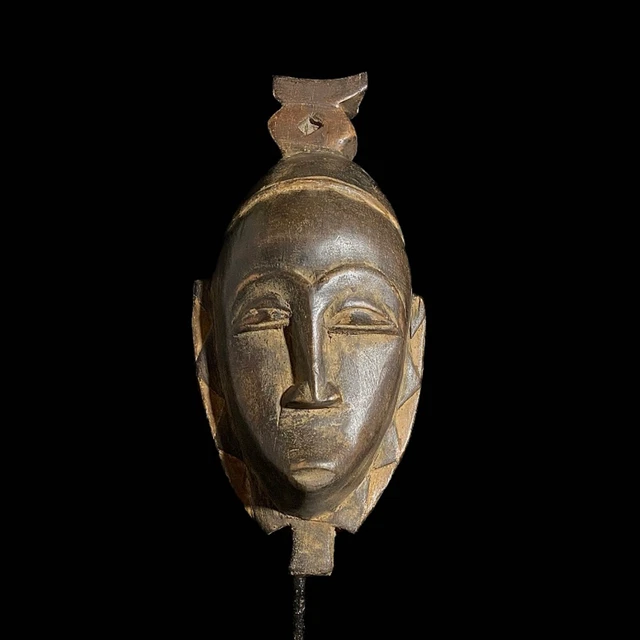 AFRICAN HAND CARVED Wood Buni Plank Mask Wall Hanging Home Decor Art ...