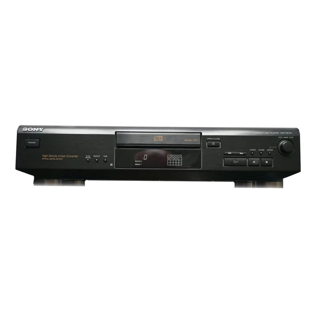 SONY CDP-XE310 CD Player With Remote, Optical Cable, Phono Leads & User ...