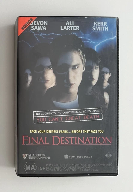 FINAL DESTINATION [VHS] Roadshow Big Box Ex-Rental Video Tape Horror ...