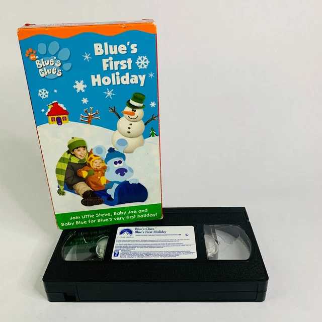 BLUE'S CLUES - Blue's First Holiday (VHS, Nick Jr.) £13.61 - PicClick UK