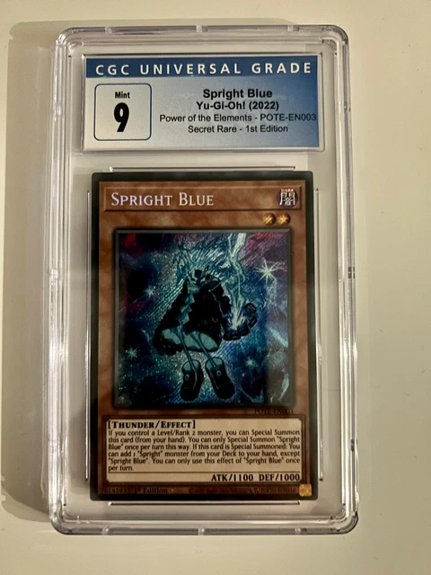 YU-GI-OH SPRIGHT BLUE Power of the Elements POTE-EN003 1st Edition ...