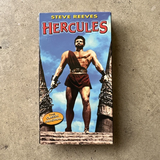 STEVE REEVES HERCULES VHS (1997 Goodtimes) The Classic Original ...