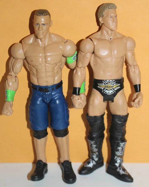 WWE USED CHRIS Jericho & John Cena Mattel Basic Action Figure Wrestling £9.49 - PicClick UK