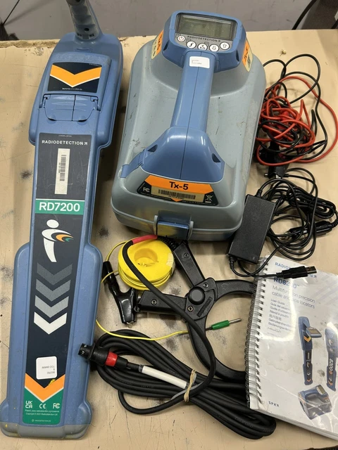 RADIODETECTION RD7200 CABLE and Pipe Locator Wand w/ TX5 Transmitter Set $1,999.00 - PicClick AU