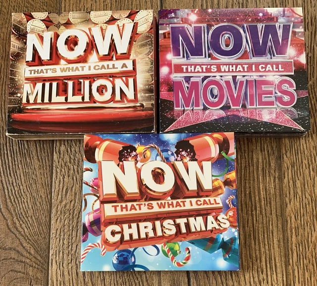 NOW THAT'S WHAT I Call Music 3 Cd Box Set Bundle-Movies, A Million ...