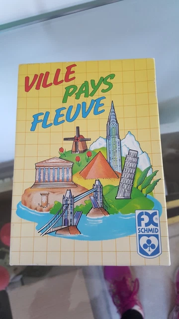 JEU VILLE, PAYS, Fleuve ( type petit bac ) Schmid 1989 Hemma EUR 15,00 ...
