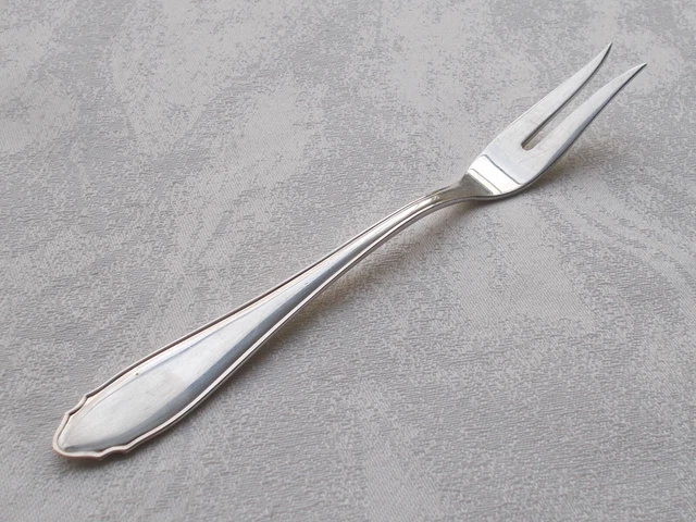 RARE JEZLER PETITE Fourchette à Viande Mod. La Pur Chipendale Style En ...