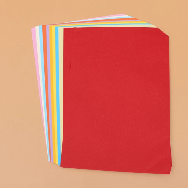 100 SHEETS A4 Printable Paper Colored Copy Paper Assorted A4 Copy Paper ...