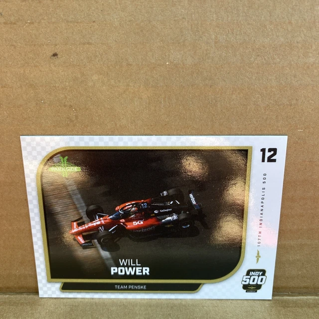 2024 PARKSIDE NTT Indy Car Racing Card WILL POWER Indy 500 #150 EUR 1 ...