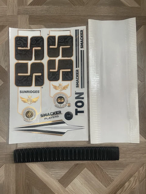 ORIGINAL SS CRICKET Bat Stickers 3d Embossed (Rare) With Grip And Scuff ...