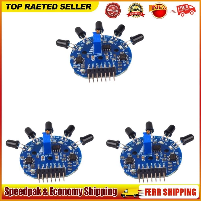 5 WAY FLAME Sensor Module 3.3V-9V Flame Detection Module for Arduino Accessories EUR 5,29 ...