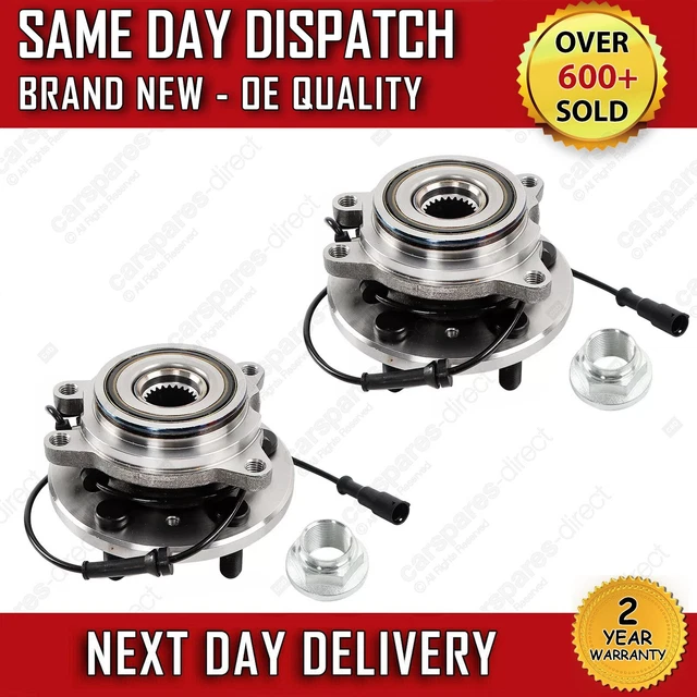 LAND ROVER DISCOVERY 2 TD5 FRONT WHEEL HUB & BEARINGS KIT PAIR x2 £81. ...