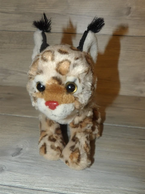 WILD REPUBLIC BOBCAT Lynx Spotted Wildcat Plush Stuffed Animal 9 ...