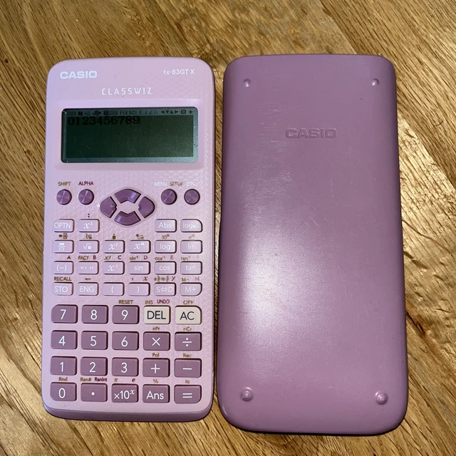 CASIO FX-83GT X pink Scientific calculator recommended GCSE EUR 15,40 ...