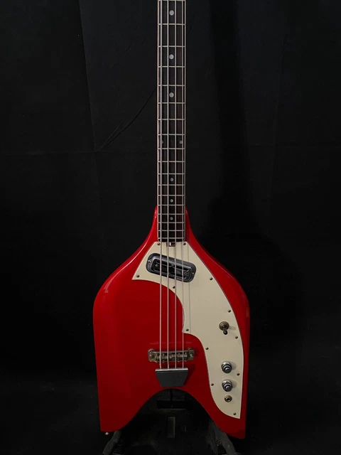 RARE EKO ROKES Red Vintage Bass Guitar 1960’s EUR 4.000,00 - PicClick IT