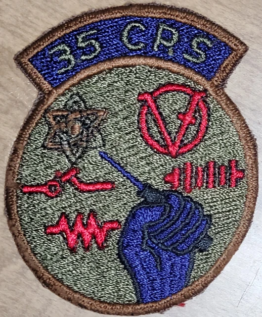 USAF US AIR Force 35th CRS Component Repair Squadron Patch SUBDUED USGI ...