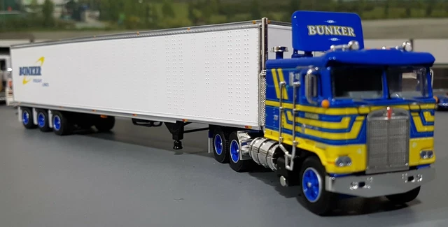 1/64 DCP K100 Kenworth Bunkers Australian Style & Tri Trailer New 60 ...