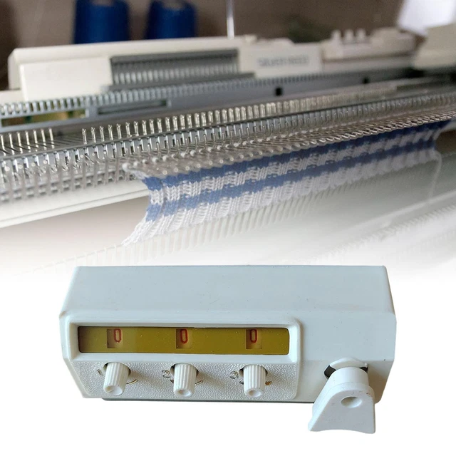 KNITTING MACHINE ROW Counter Keep Track of Stitches Resettable Weaving ...