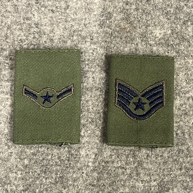 USAF UNITED STATES Air Force Rating Enlisted Rank Embroidered rank Tab ...