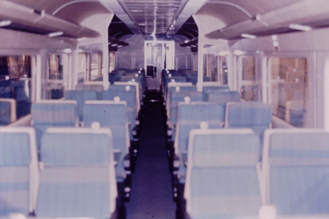 BRITISH RAIL DIESEL Loco Interior Seats Railway Slide Ref 5624 £4.99 ...