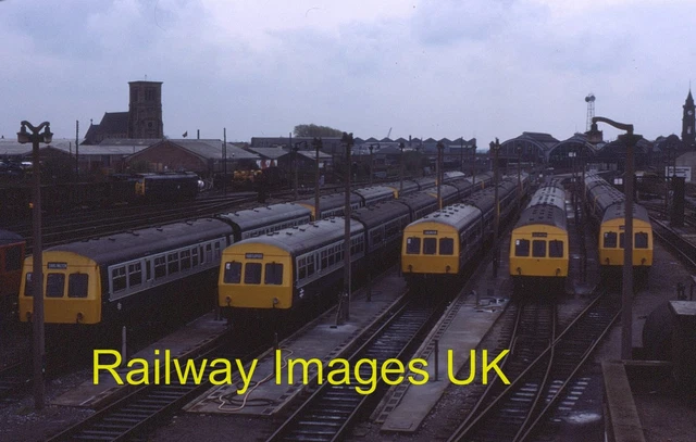RAILWAY PHOTO - Darlington MPD Class 101 DMU BR Blue 15.05.83 £2.00 ...