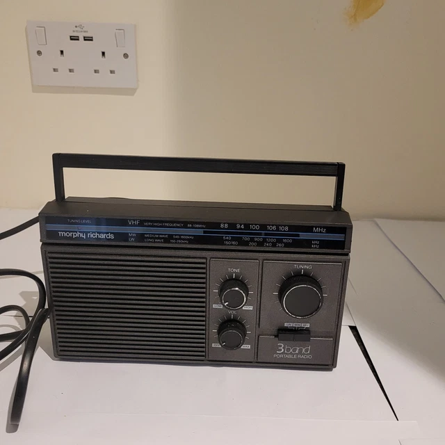 MORPHY RICHARDS 3 Band Portable Radio Model: R-150 £10.00 - PicClick UK