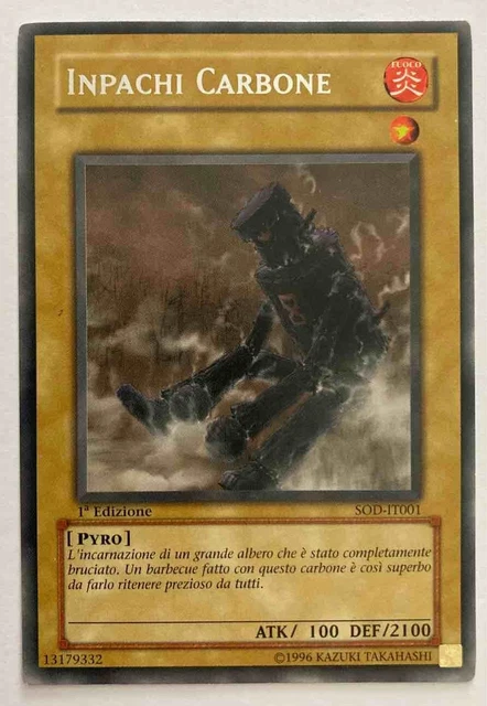 YU-GI-OH! INPACHI CARBONE - 1a edizione SOD-IT001 - NEAR MINT EUR 19,00 ...
