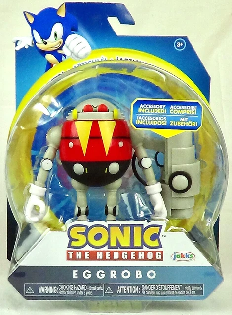 SONIC THE HEDGEHOG Eggrobo & Blaster 4" Inch Action Figure Jakks ...