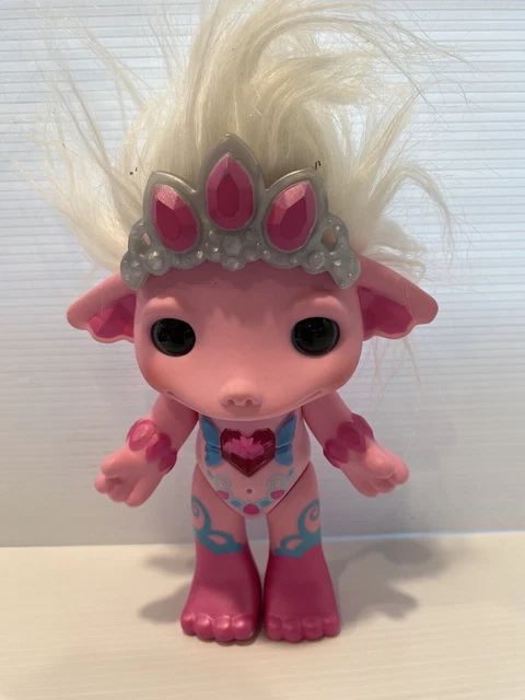 ZELFS PRINCESS CRYSTELLA Magical Light Up Hair Crystal Gemz 24cm Troll ...