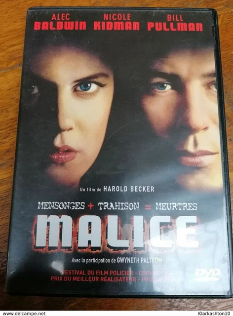 DVD MALICE (ALEC Baldwin Nicole Kidman) EUR 3,04 - PicClick IT